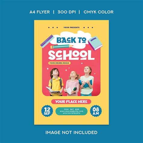 Premium Vector Back To School Flyer Premium Vector Back To School Flyer
