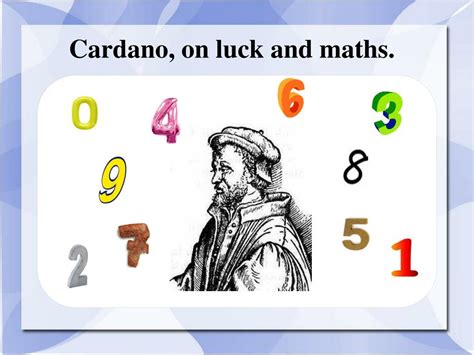 Ppt Cardano On Luck And Maths Powerpoint Presentation Free