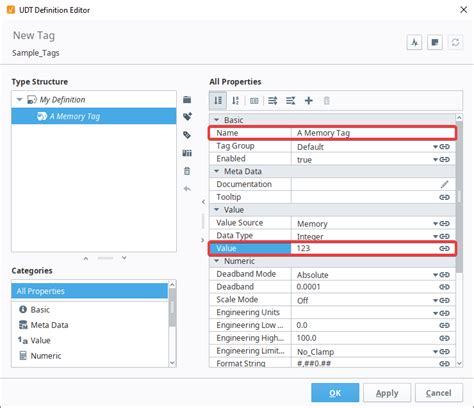 User Defined Types Udts Ignition User Manual
