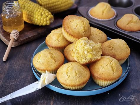 Easy Cornbread Muffins With Honey Butter Made In Minutes Home