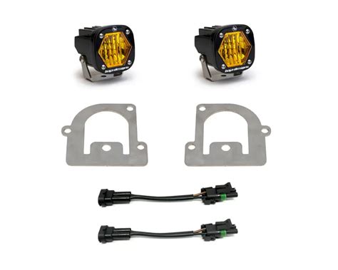 Baja Designs 21 Ford Bronco Sport S1 Wc Led Fog Pocket Light Kit Amber