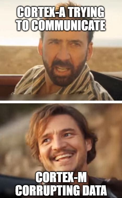 Communication Between Dual Cortex Cortex A And Cortex M Cores