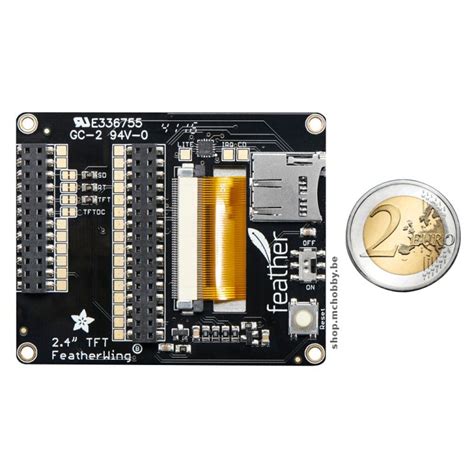 Tft Featherwing 24 Touch 320x240 Ili9341 Mchobby Vente De Raspberry Pi Arduino