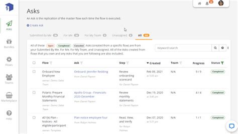 Manage Asks Pipeline App