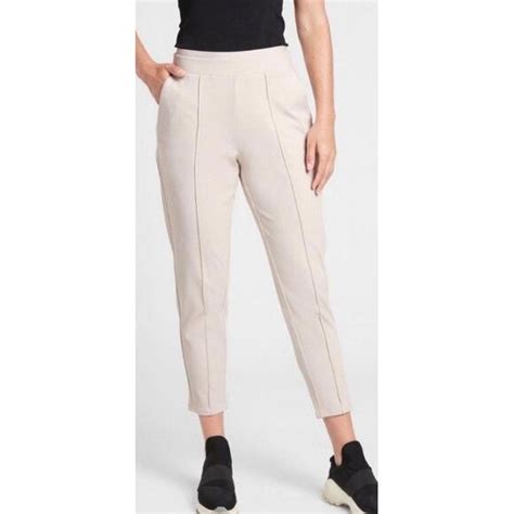 Athleta Pants And Jumpsuits Athleta Size S Cream Venice Pintuck Pants