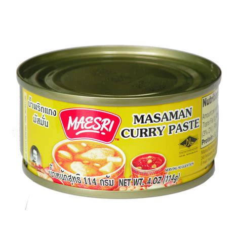 Maesri Thai Masaman Curry Oz Pack Of 4 48 Off