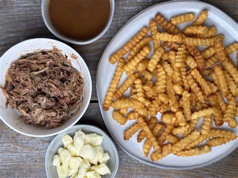 Smoked Pulled Pork Poutine Burnt Pellet Bbq