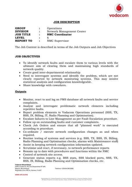 Nmc Coordinator 3 Pdf