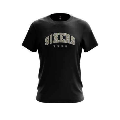 Sixers Black Heavy Tee Adelaide 36ers