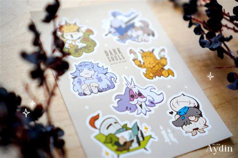 Dark Souls Sticker Sheet Etsy