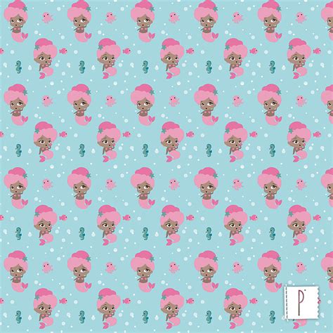 Pink Mermaids 1 Estampas Panólatras