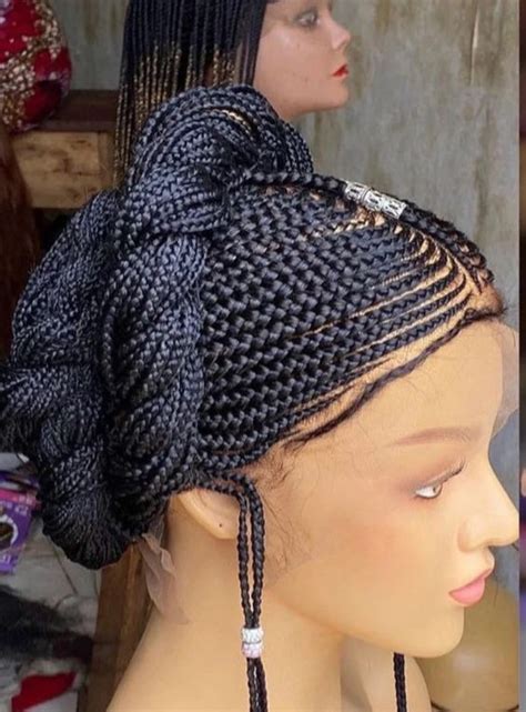 Ready To Ship Wig Medium Knotless Box Braids Wig For Black Women