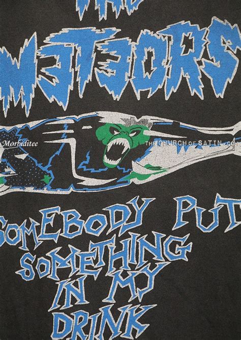 The Meteors T Shirt Vintage Rare Punk Tee Shirt Psychobilly Etsy