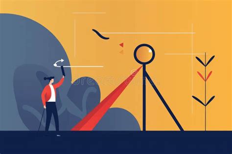 A Graph Representing A Severe Downward Trend With A Downhill Arrow Shape And A Person Holding A