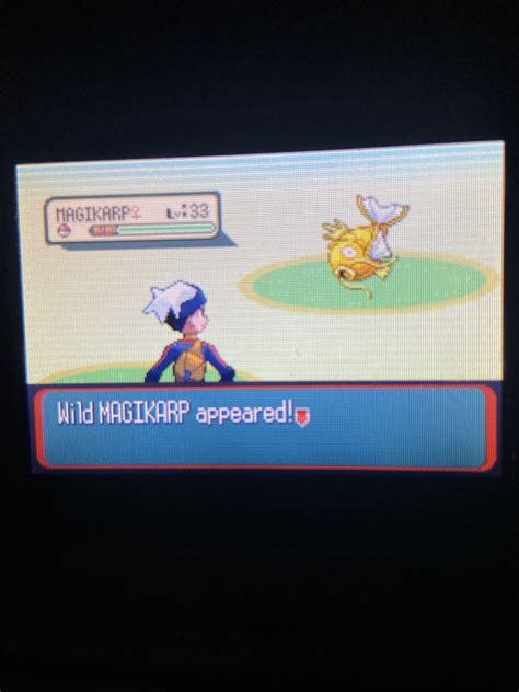 [gen 3] Shiny Magikarp After 500 600 Res In Ruby R Shinypokemon