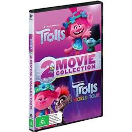 2 Movie Pack Trolls 2016 Trolls World Tour 2 Disc Dvd Each Woolworths