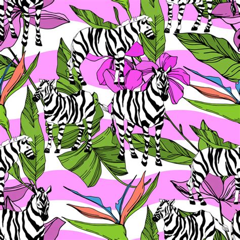 Tropical Fauna Vetores Sem Royalties