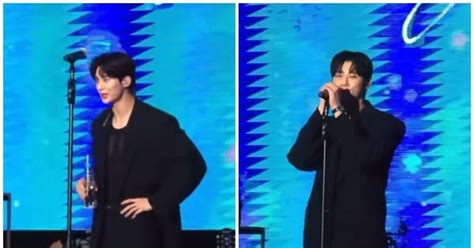 변우석 키 도대체 몇이길래…보고도 안 믿기는 스탠딩 마이크 높이[ten이슈]