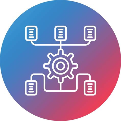 Algorithm Line Gradient Circle Background Icon 16865528 Vector Art At Vecteezy