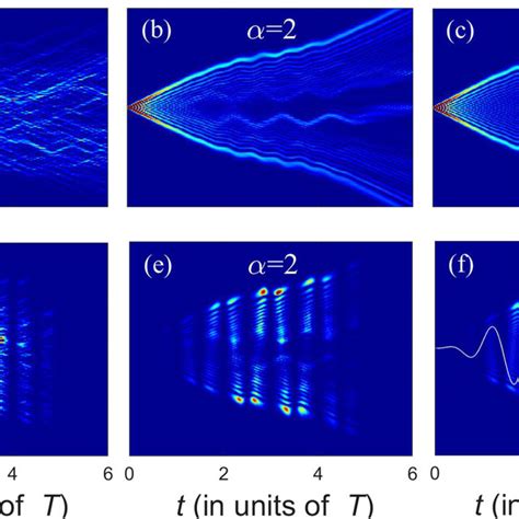 Electron Dynamics In Disordered Lattices With Different α Panels Download Scientific Diagram