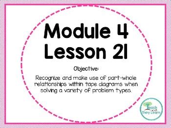 Engage NY Math PowerPoint Presentation 1st Grade Module 4 Lesson 21