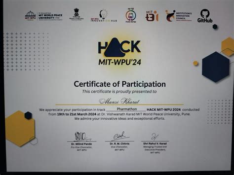 Mansi Kharat On Linkedin Hackathon Innovation Teamwork Gratitude