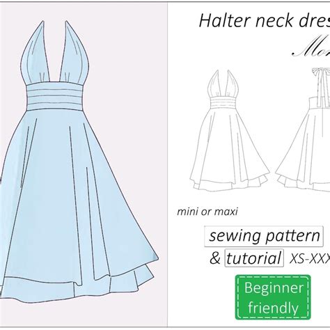 Wedding Halter Top Dress Etsy Uk