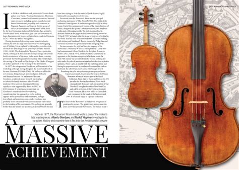 Amati Viola Romanov Alberto Giordano Violini Viole E Violoncelli