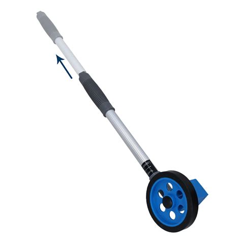 0 1km Compact Distance Measuring Wheel Telescopic Handle 400 1000mm