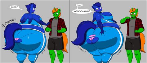 Rule 34 1boy 1girls Ass Expansion Big Ass Big Breasts Blueberry