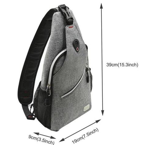 Mosiso Sling Backpack Multipurpose Crossbody Shoulder Bag
