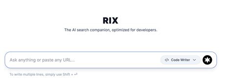 Ai Rix Hasnode Code Editor Writer