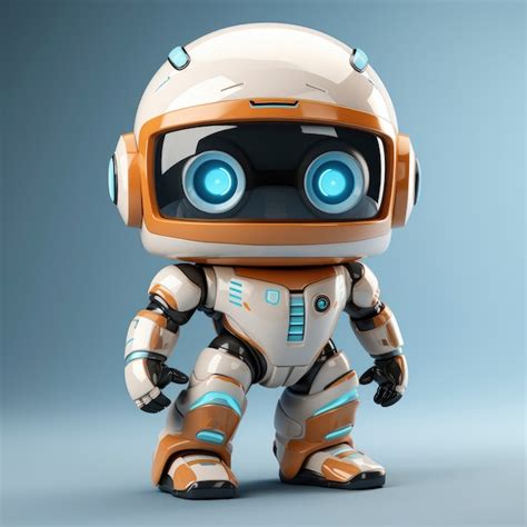 Free Photo View Of Graphic 3d Robot