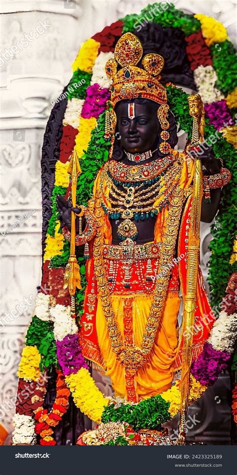 Hindu God Ayodhya Shree Ram Idol Over 9 Royalty Free Licensable Stock