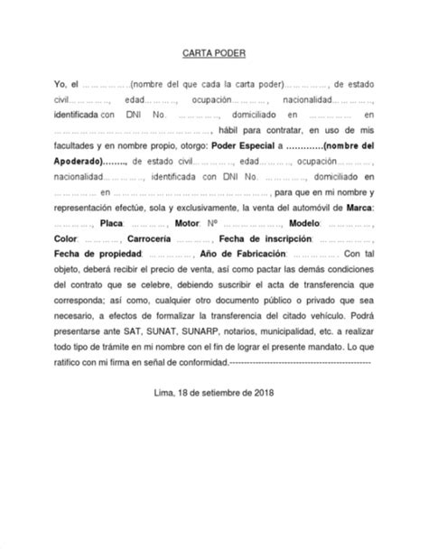 ¿qué Es Una Carta De Poder Notarial Guía Completa 2022 Images And
