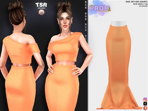 The Sims Resource Rise Set Skirt Bd