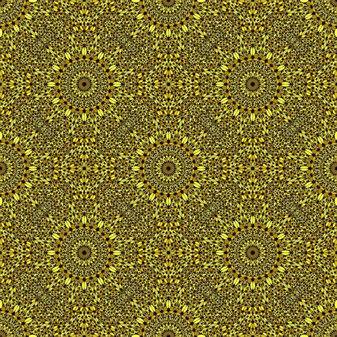 Geometrical Seamless Mandala Ornament Pattern Background Floral