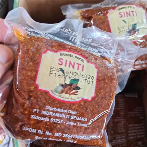 Jual Ss Sambel Pecel Sinti 200 Gram Ss Jakarta Selatan Sumber