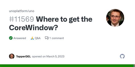 Where To Get The Corewindow Unoplatform Uno Discussion Github