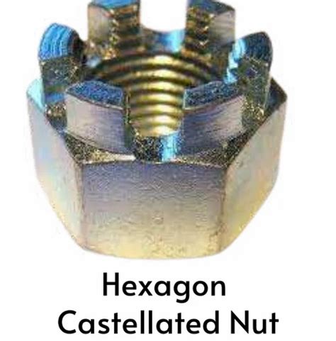 Stainless Steel Threaded Hexagonal Castellated Nuts At Rs 59 Piece In Ahmedabad