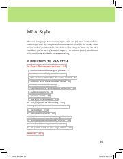 A Directory To MLA Style In Text Works Cited Examples Course Hero