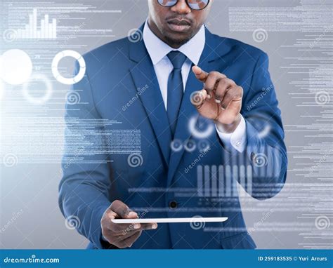 All The Data He Needs At The Touch Of A Button An Unrecognizable