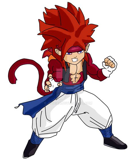 Gogeta Jr Ssj4 By Jtyeah On Deviantart