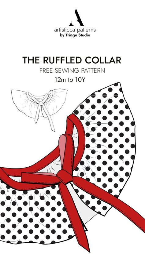The Ruffled Collar Free Sewing Pattern In 2025 Sewing Patterns