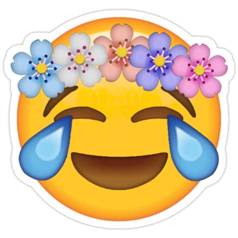 Laughing Crying Hippie Secret Emoji Funny Internet Meme Stickers By