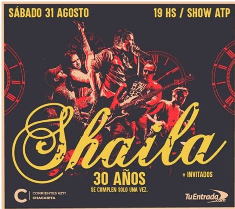 Shaila Vuelve A Los Escenarios Para Festejar Sus 30 AÑos Sergio Lapegue