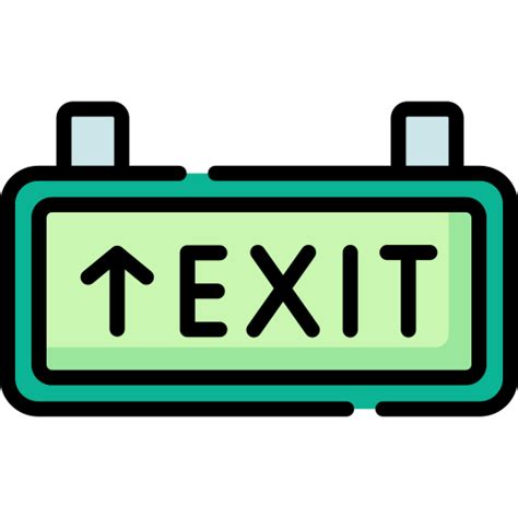 Exit Special Lineal Color Icon
