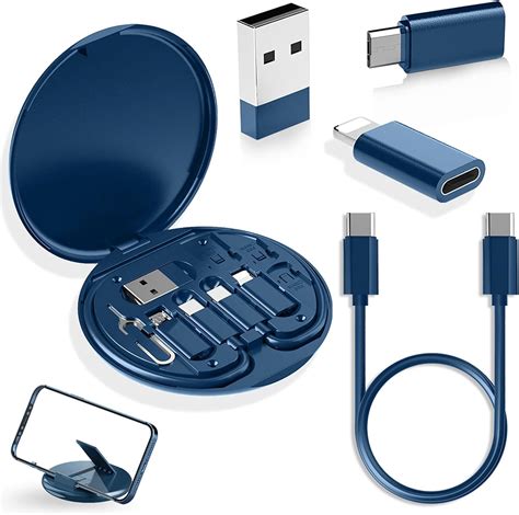 Multifunctional Data Cable Conversion Head Portable Storage Box Multi