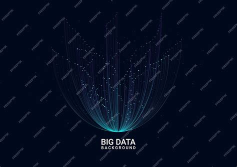 Premium Vector Big Data Visualization Abstract Technology Innovation Communication Concept