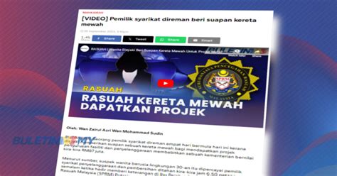 Kes Suapan Kereta Mewah SPRM Rakam Keterangan Pegawai Kanan